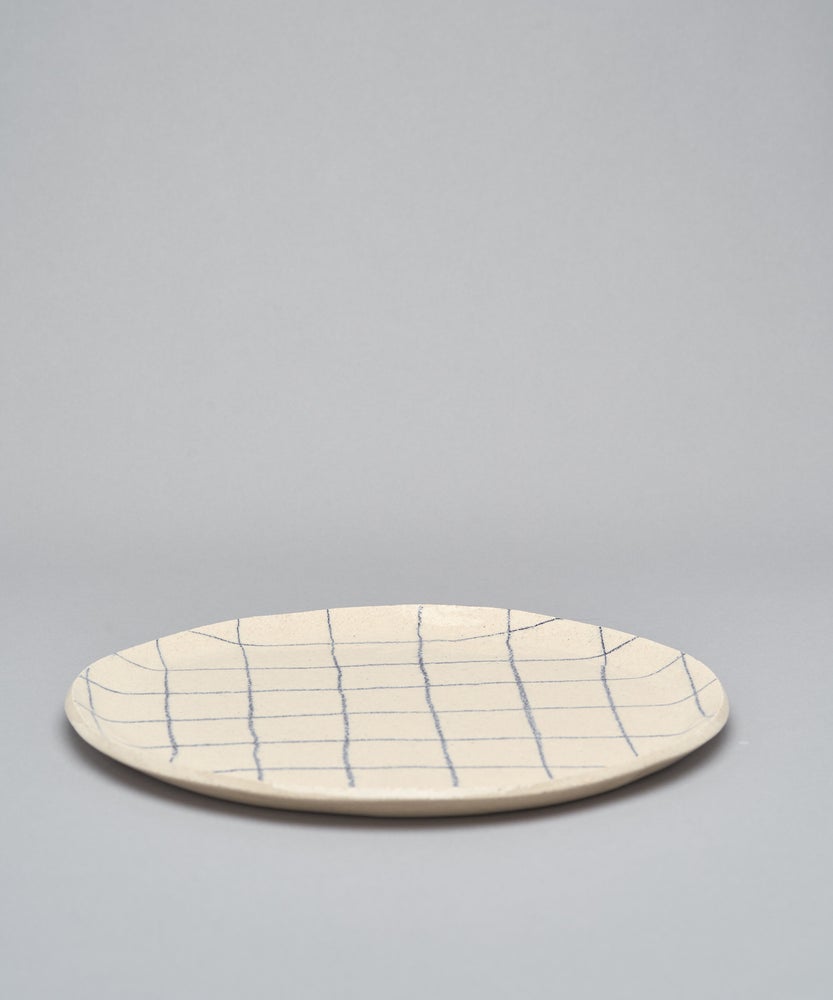 Dinner Plate Ø 26 cm / GRID – Super Ceramics